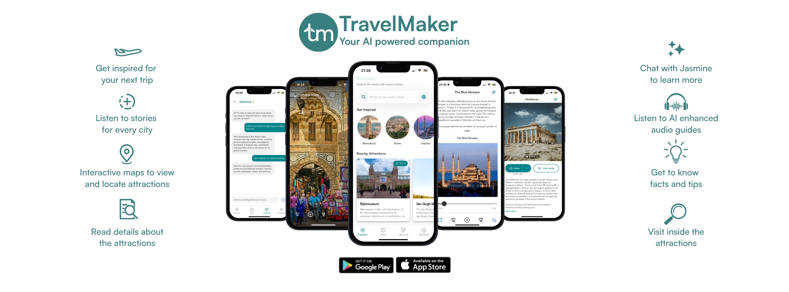 TravelMaker - Audio Guide & Travel Companion